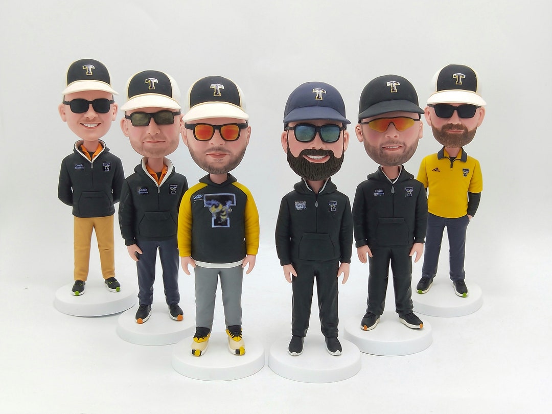 Custom Coaching Staff Bobbleheads, Personalized Sports Coach Team ...