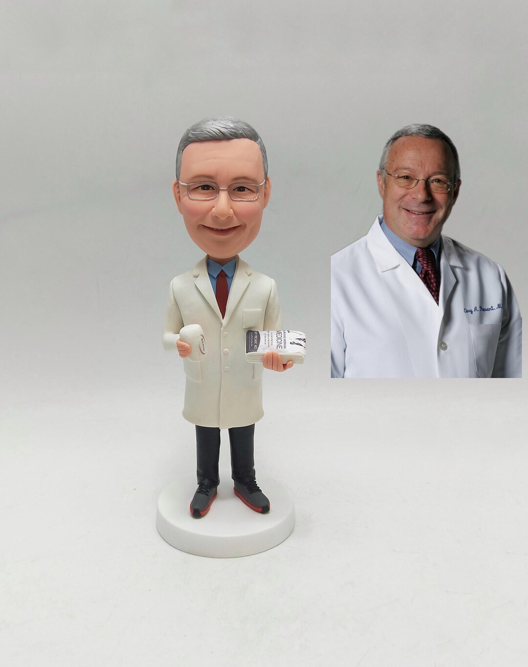 Custom Doctor Bobblehead Personalized Medical Professional Figurine ...