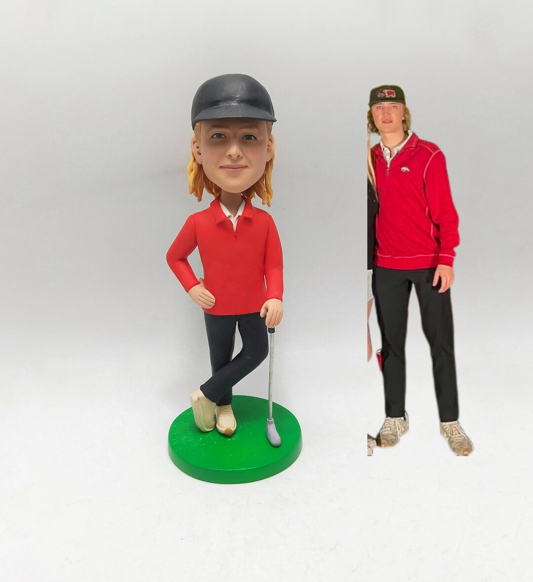 Custom Golf Bobblehead Figurine, Personalized Golfer Bobble Head ...