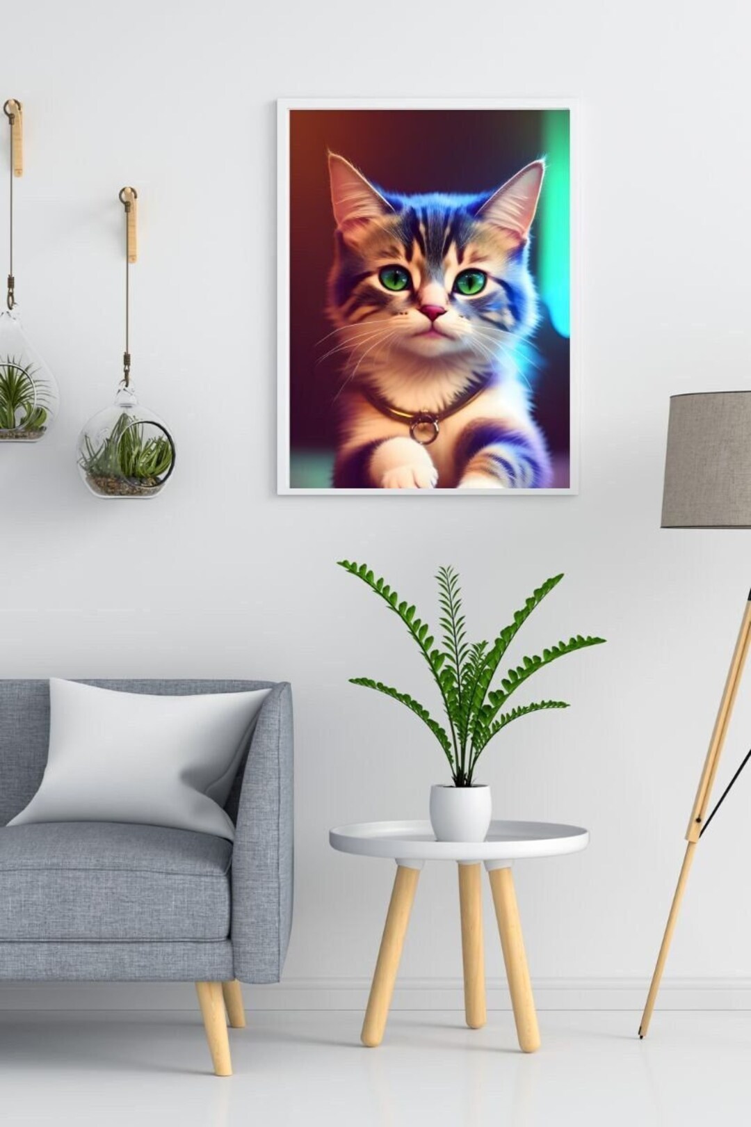 Cute Cat Digital Printable Art Digital Download Print at Home, Instant ...