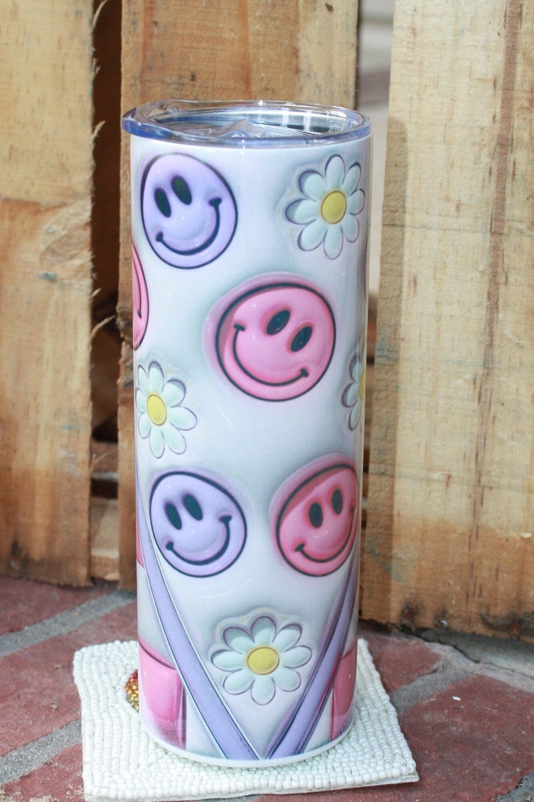 Trendy Smiley Tumbler Smiley Gifts Smiley Tumbler Aesthetic Cups Cute ...