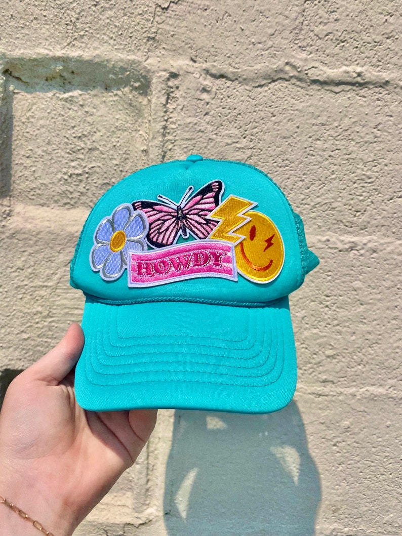 Howdy Preppy Girl Aesthetic Trucker Hat Hats Cute Hat Trendy Patch Hat ...