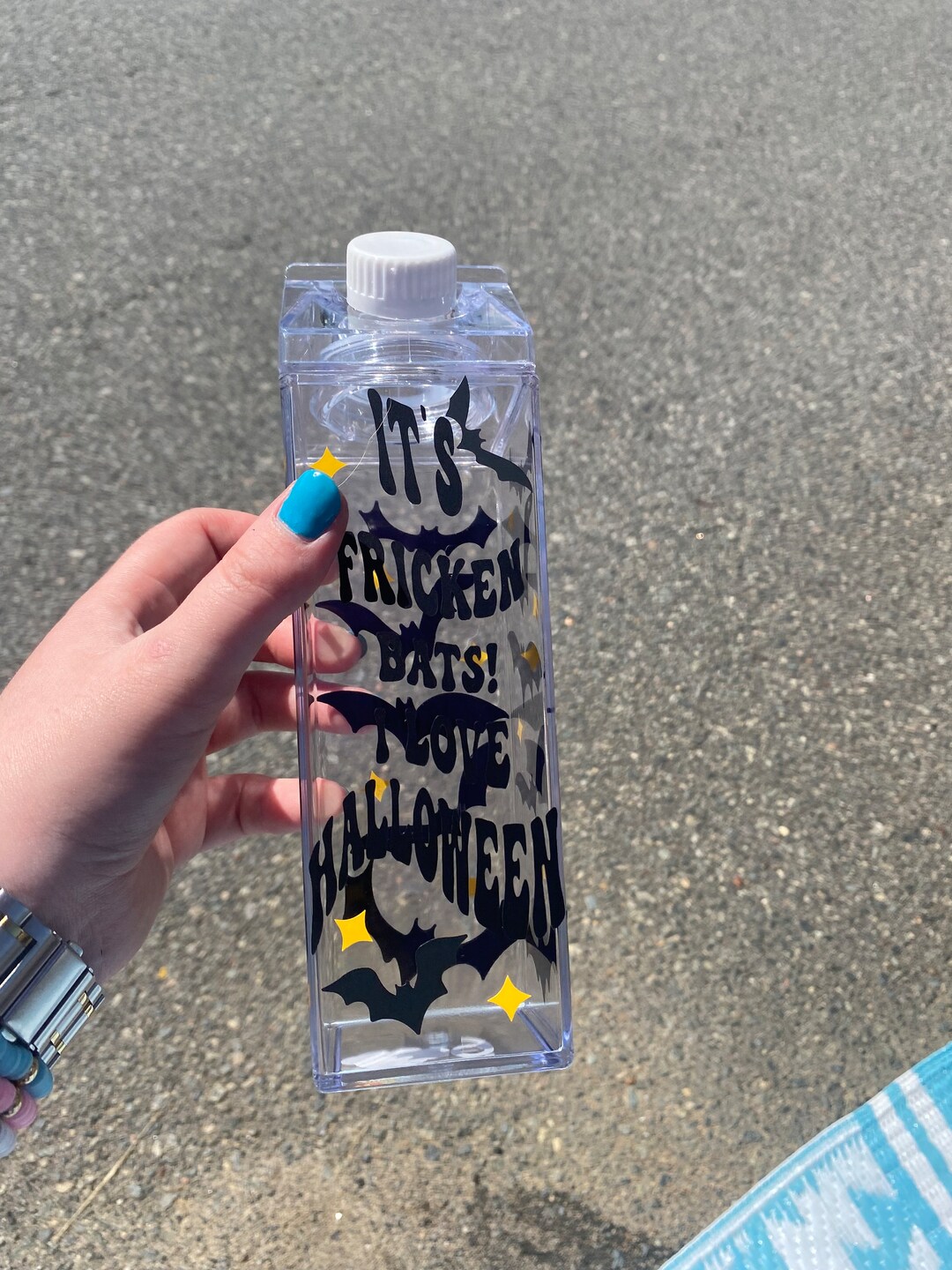 Its Fricken Bats Clear Milk Carton Trendy Gifts Iced Coffee Milk Carton ...