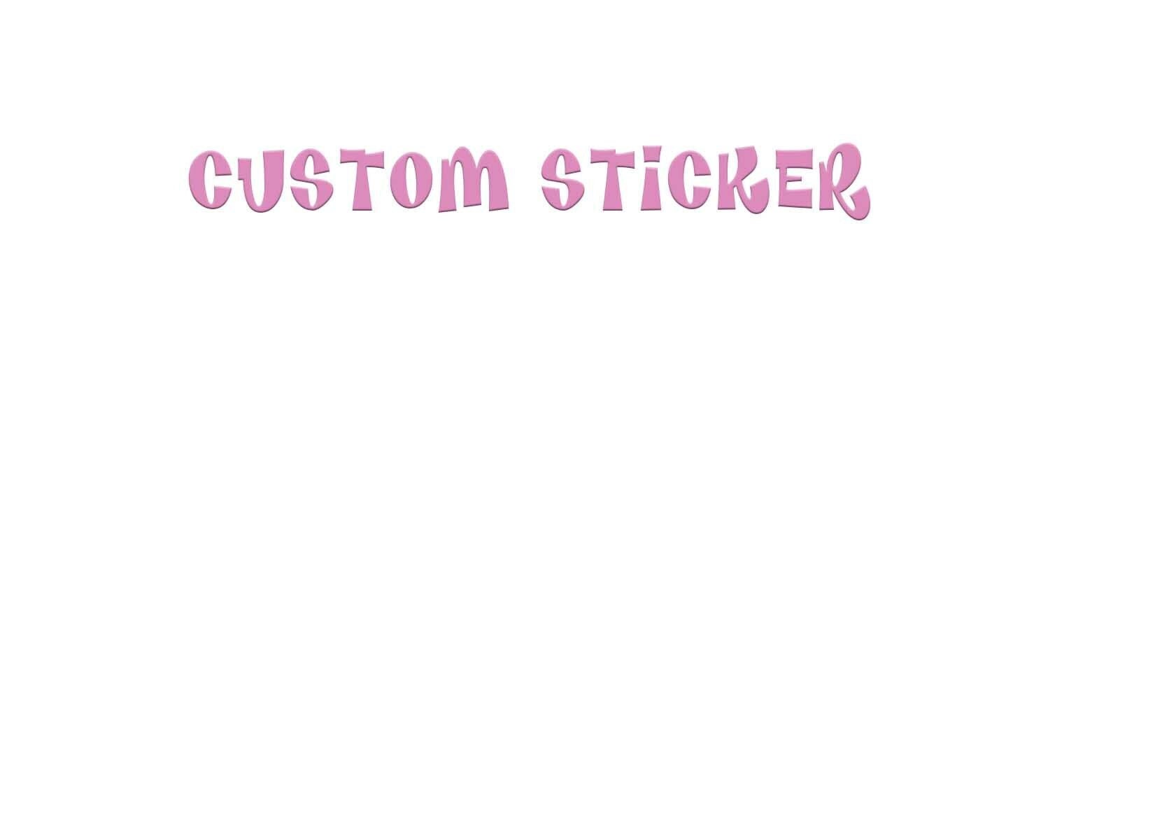 Custom Sticker bratz Style Font - Etsy