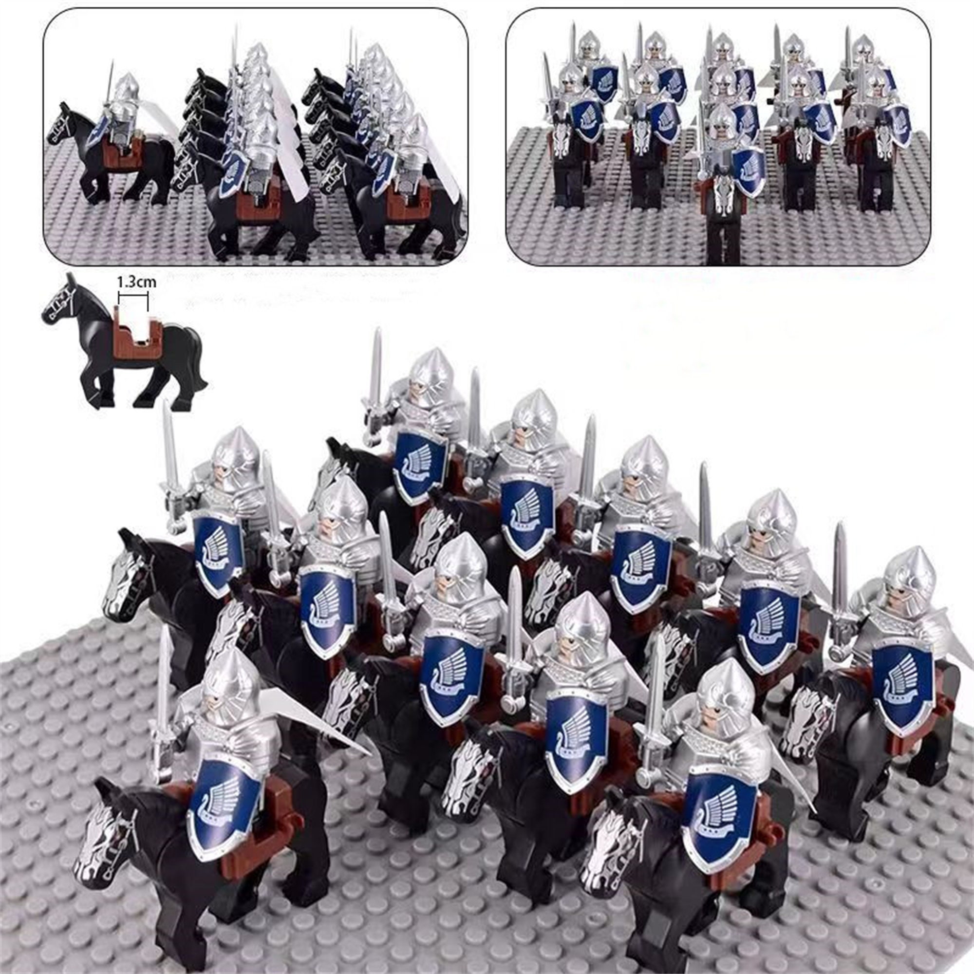 11pcs Set Medieval Gondor Cavalry Troops Minifigures Toys - Etsy