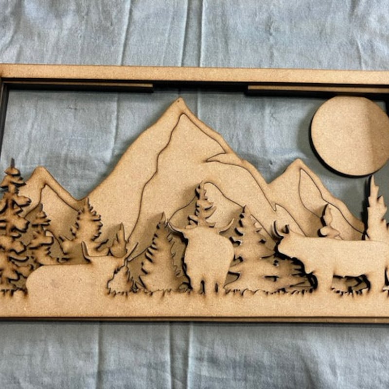 Layered Wood Art - Etsy