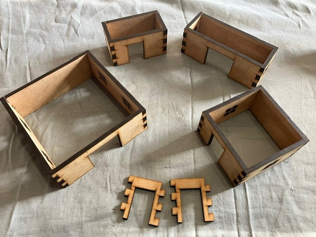 Walls Modular 25mm 28mm Scale for Models and Table Top Gaming ...