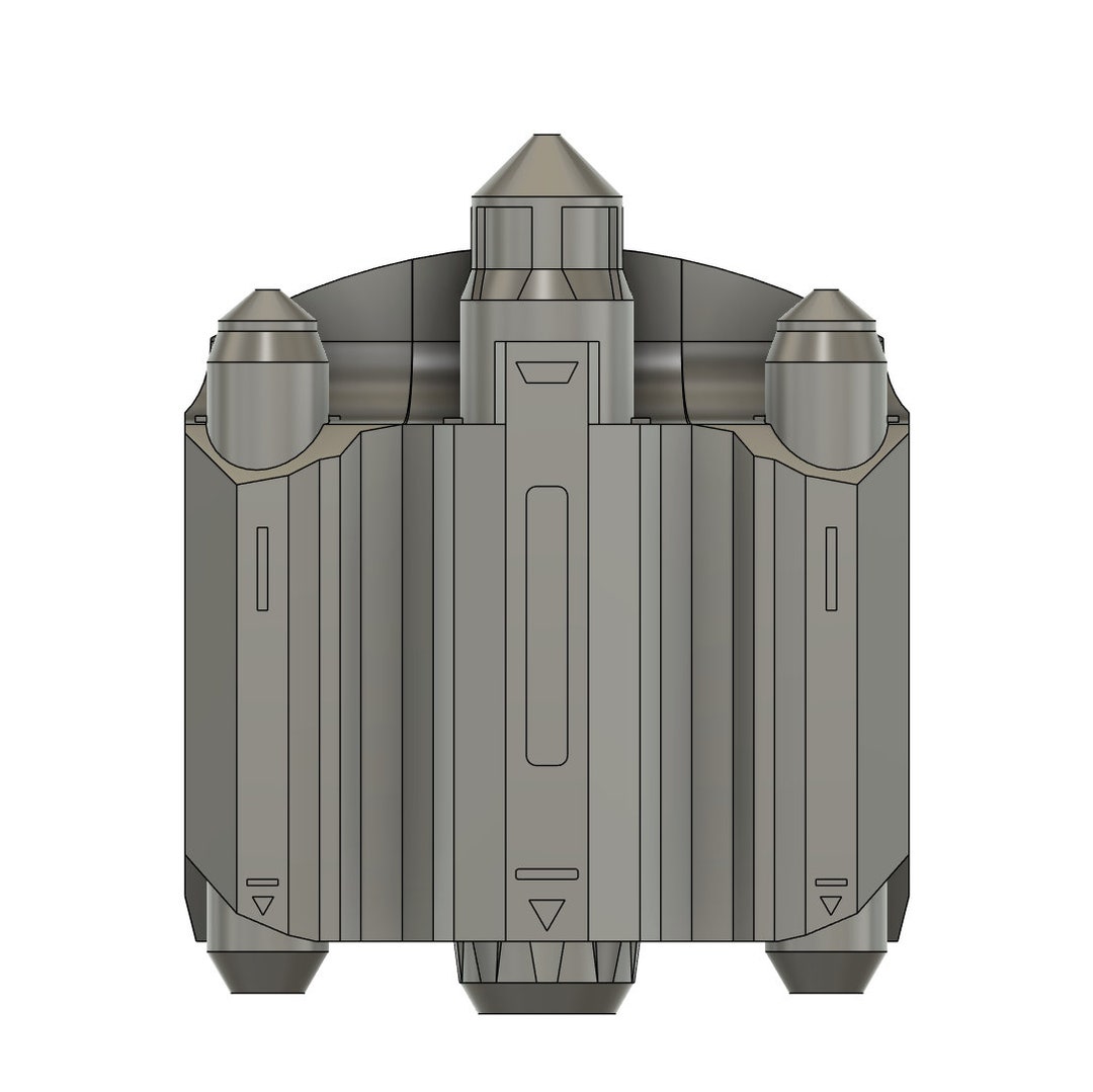Star Wars Mandalorian Inspired Custom Jetpack for 3 Printing G.code ...