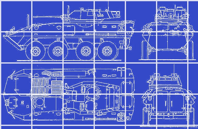 LAV 25 Coyote LAV 6 LAV 3 Blueprint/line Drawing Digital File - Etsy