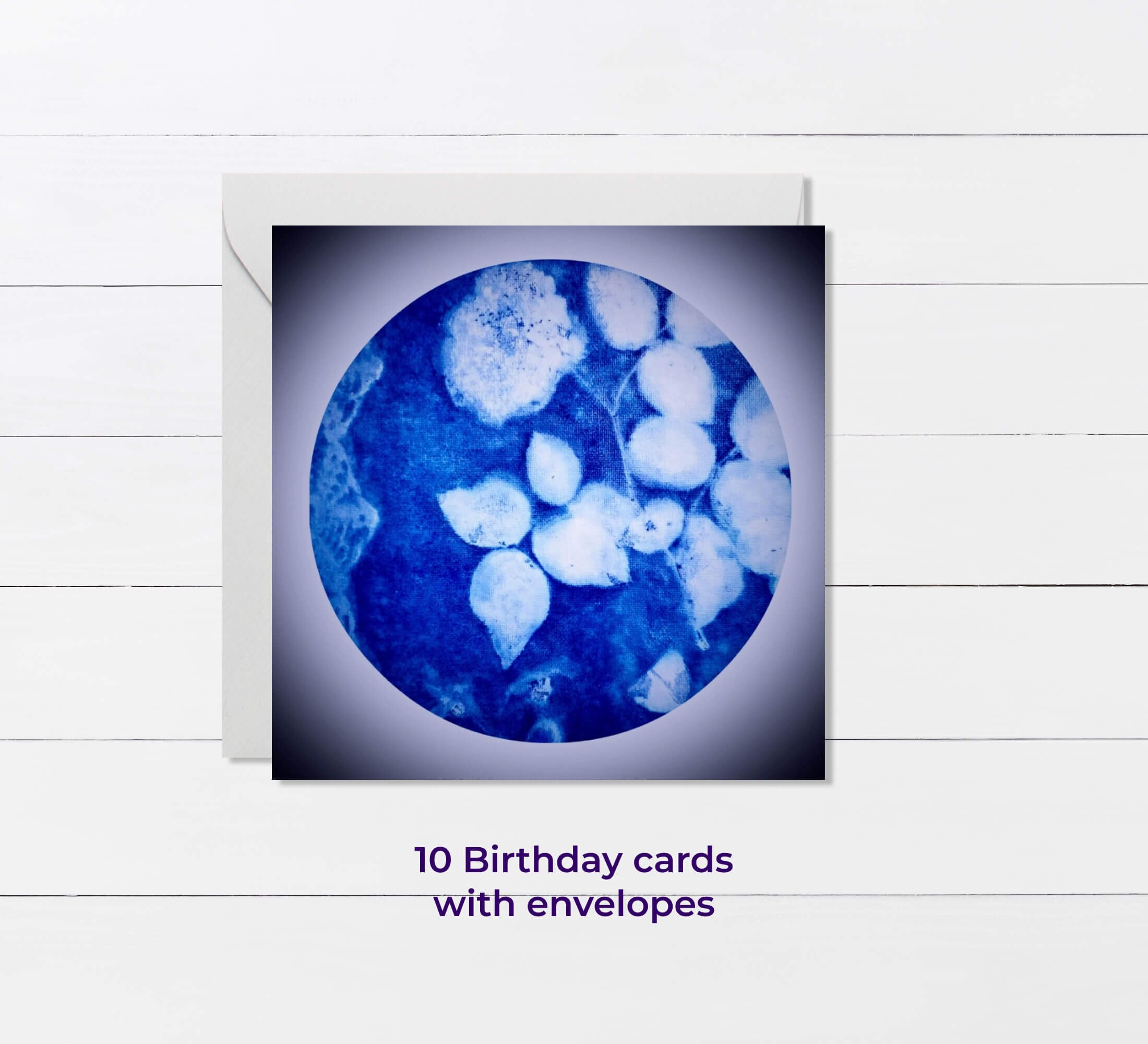 Birthday Wishes Greeting Card. Pack of 10 Cards Made From a - Etsy