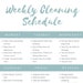 Ultimate Weekly + Deep Cleaning Schedule & Home Maintenance - Etsy