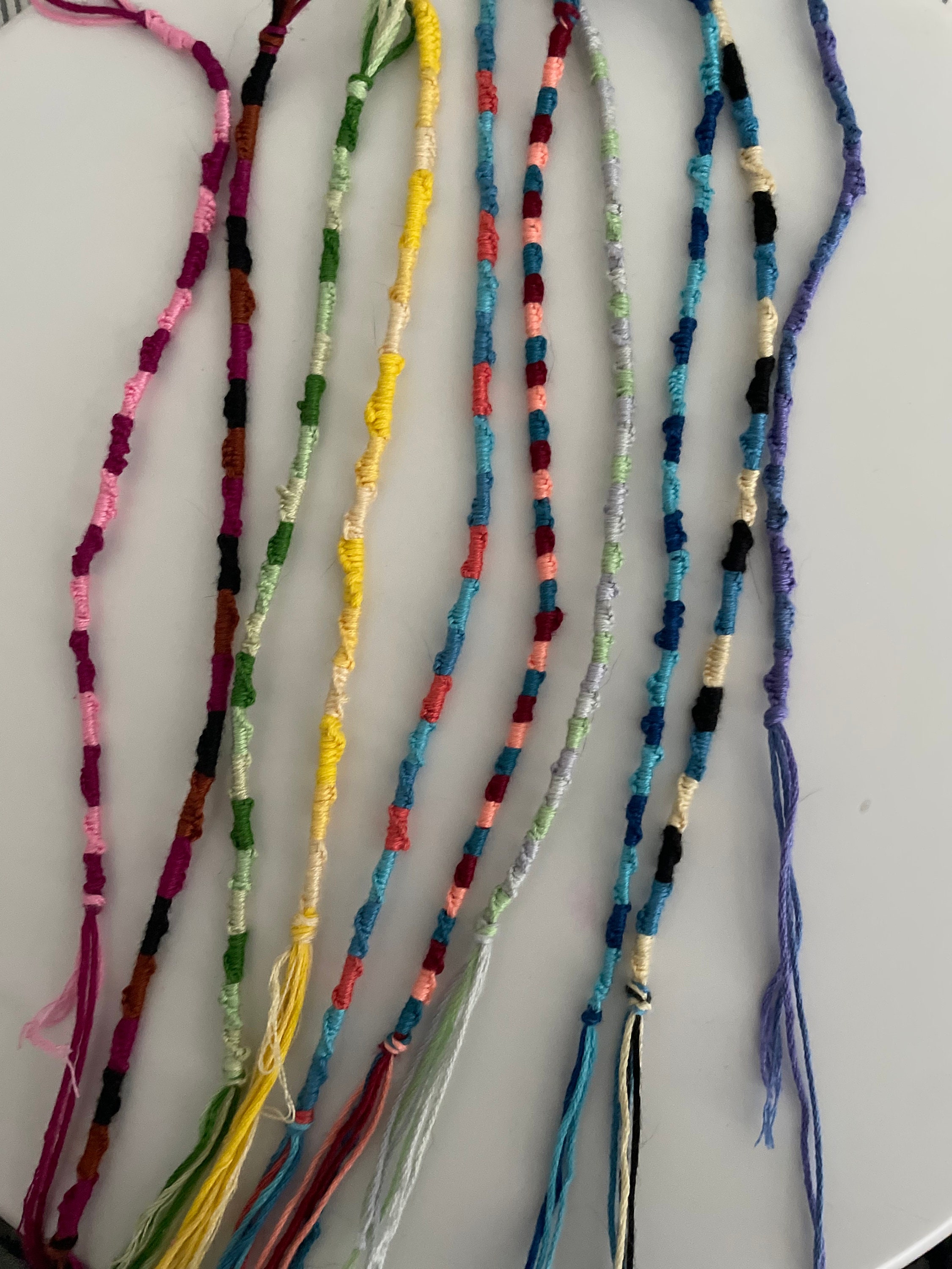 Assorted Friendship Bracelet Pack - Knotted Style - Etsy