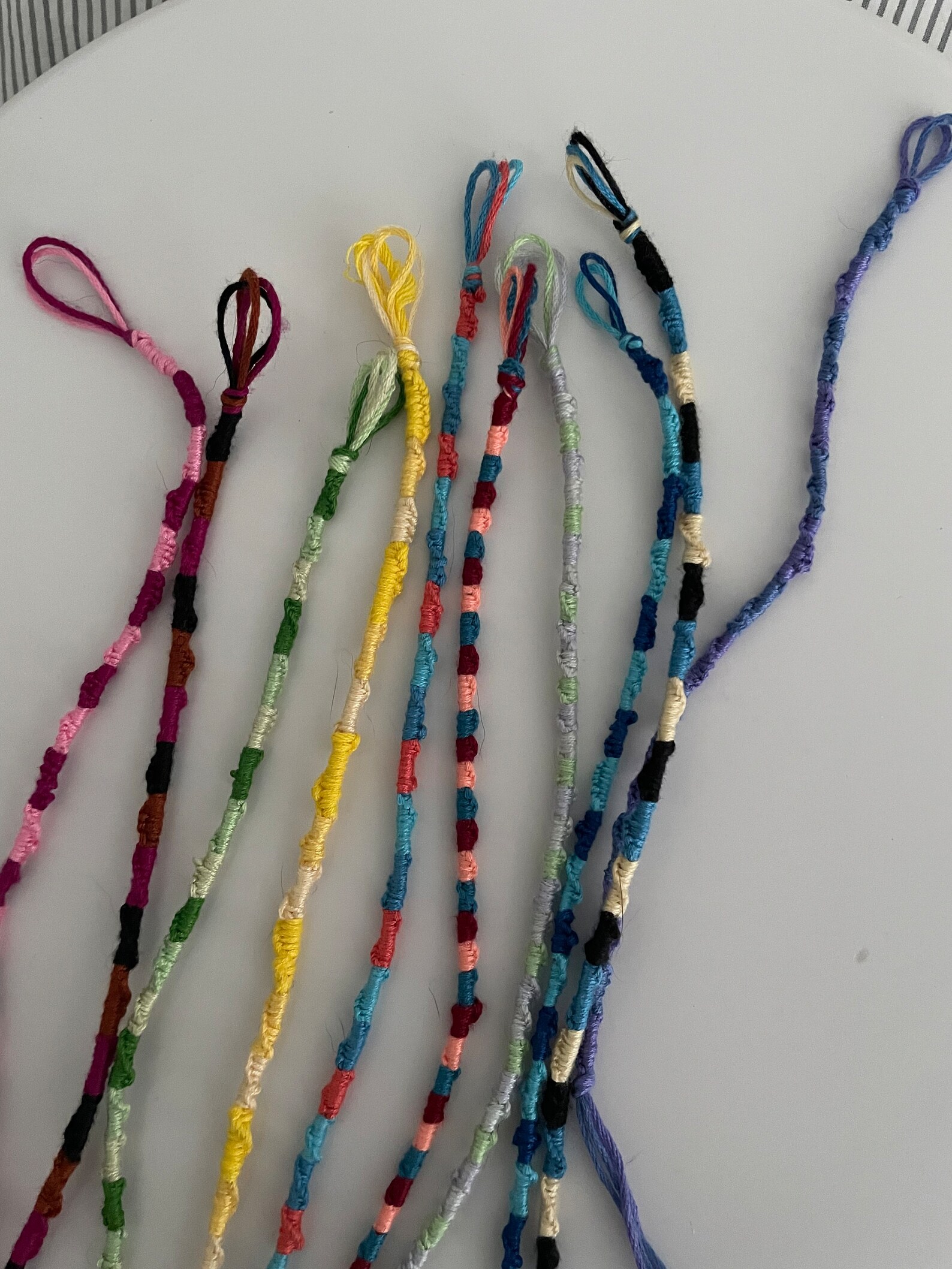Assorted Friendship Bracelet Pack - Knotted Style - Etsy