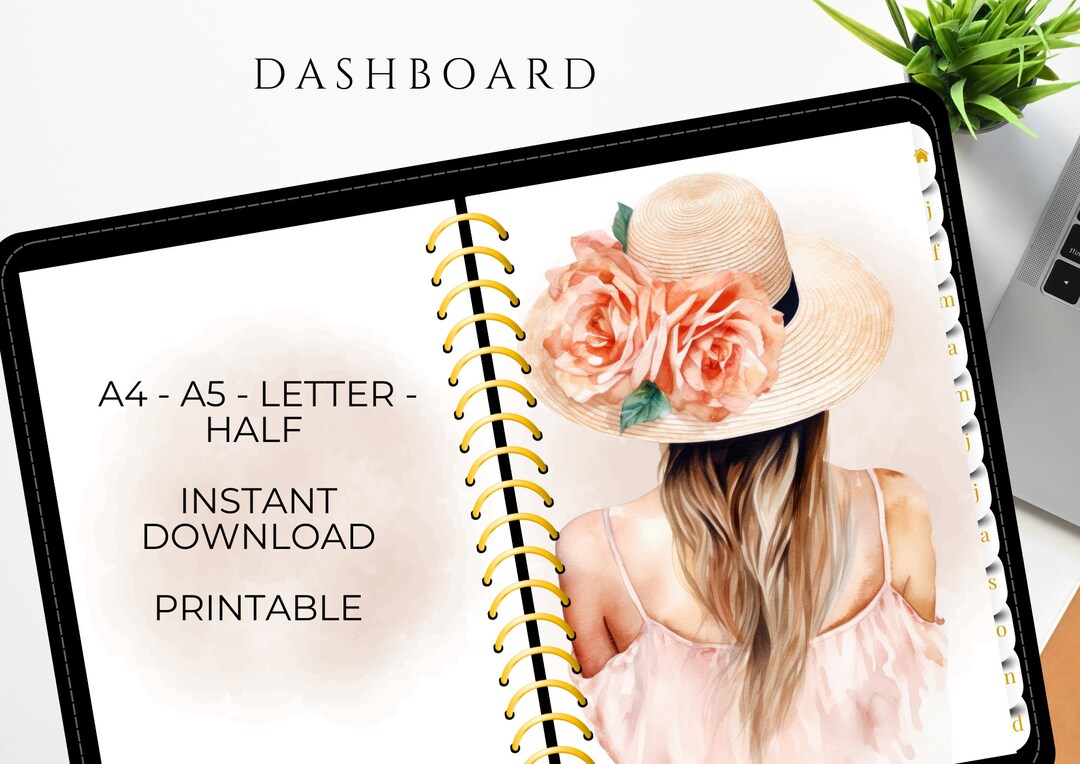 Planner Dashboard Printable A4 A5 Letter Half, Planner Dashboard ...