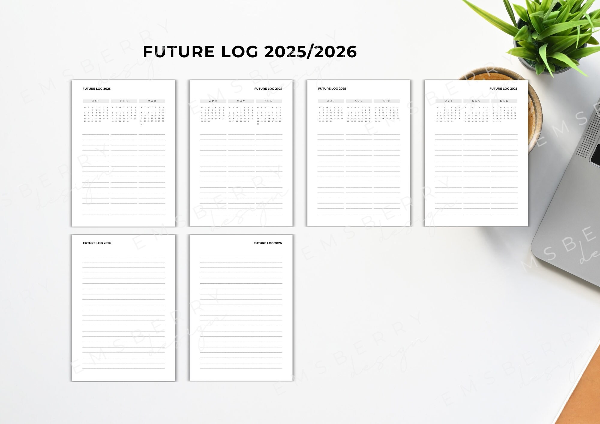 Planner 2025 Printable, Planner 2025 Letter, Instant Download, Letter ...