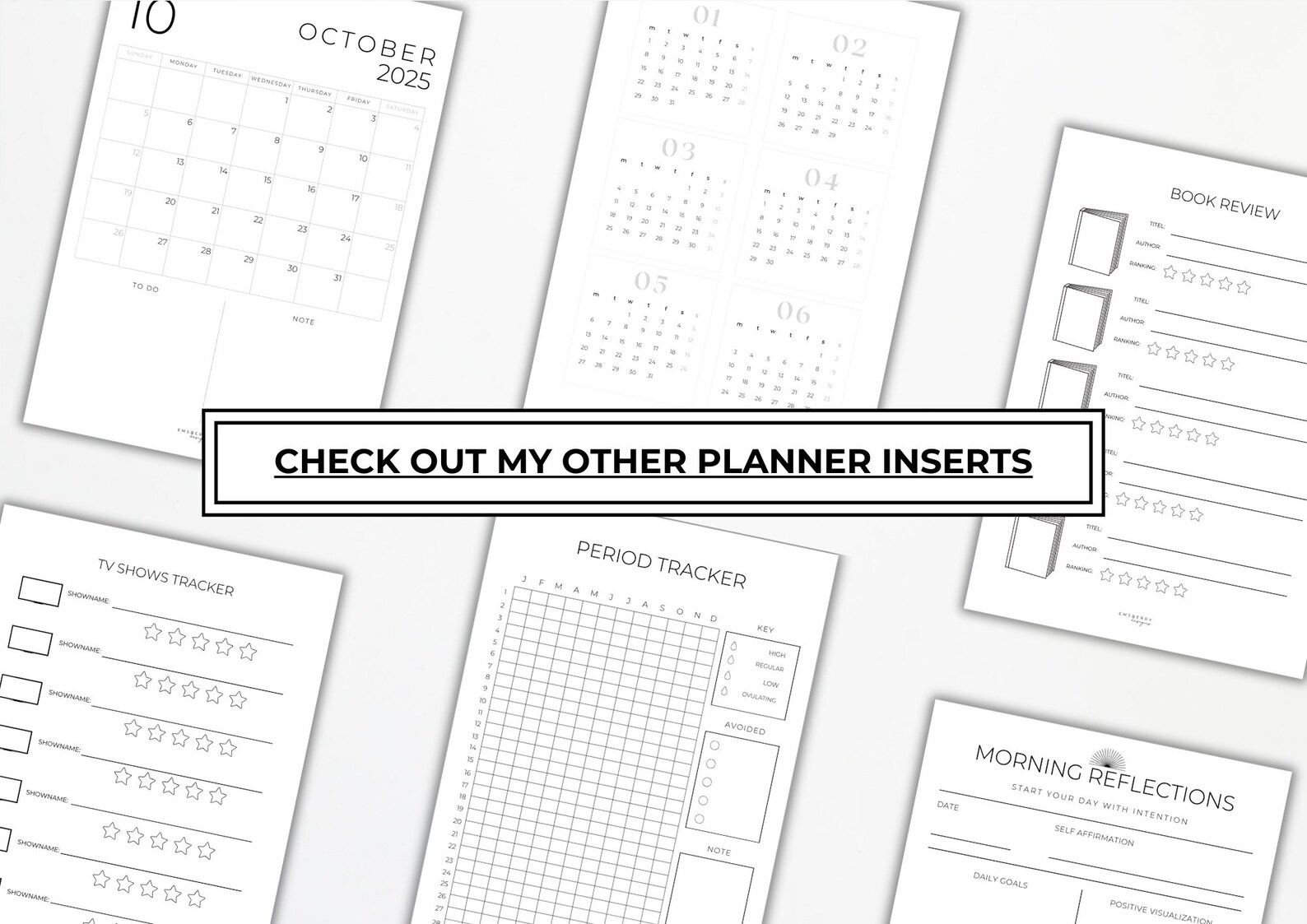 Future Log 2025, A5 Planner Inserts Printable, Yearly Overview 2025 ...