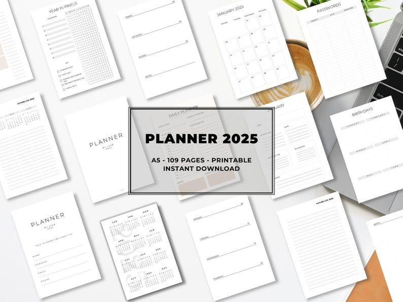 Monthly Dashboard Printable, Monthly Dashboard, Monthly Dividers Pdf ...