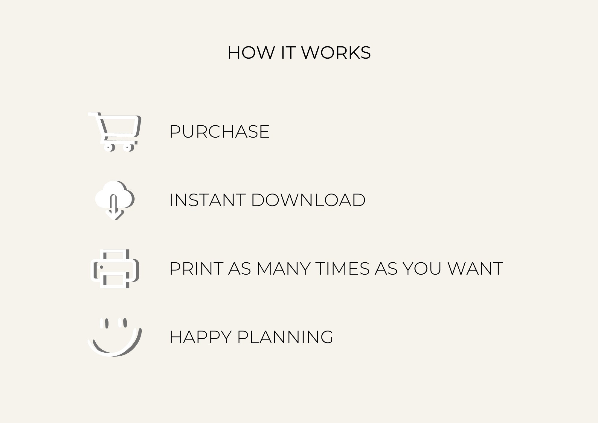 Year at A Glance Letter, Planner Inserts Printable, Letter Yearly ...