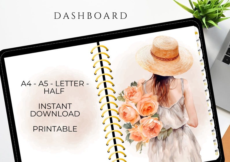 Planner Dashboard Printable A4 A5 Letter Half, Planner Dashboard ...