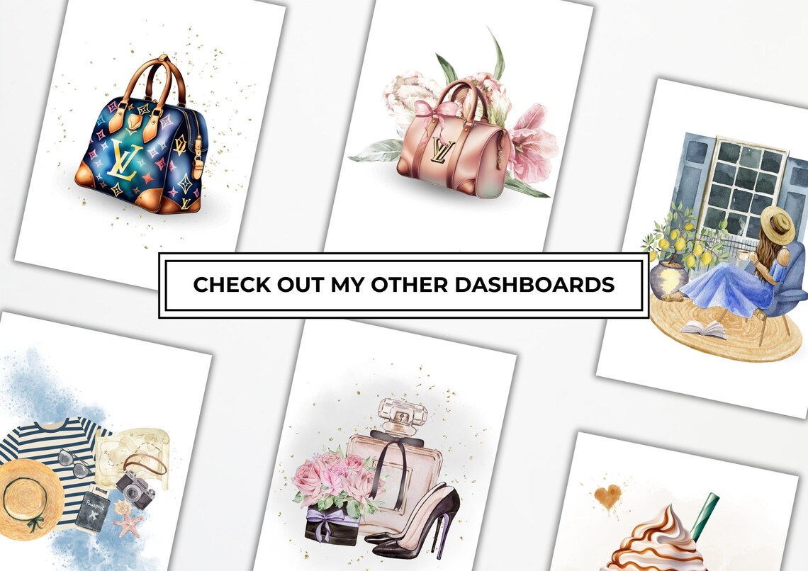 Dashboard Printable A4 A5 Letter Half, Planner Dashboard A5, Instant ...