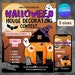 Halloween House Decorating Contest Flyer, Haunted House, Costume Party ...