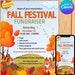 Fall Festival Fundraiser Flyer Autumn Invitation School Church Event ...