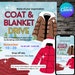 Coat and Blanket Drive Flyer Winter Clothing Charity Event Warm Clothes ...
