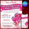 Valentine's Day Card Contest Flyer Community Event Cute Love Card Funny ...