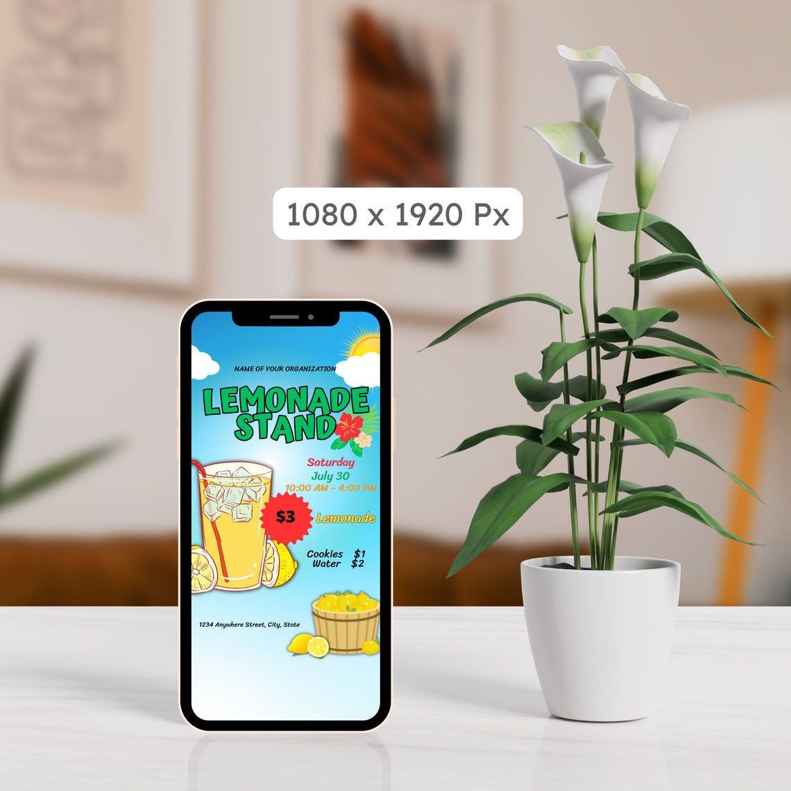 Lemonade Stand Flyer Lemonade Fundraiser School Summer Picnic Pta ...