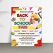 Back to School Fair Flyer, School Fundraiser, Community Event, Summer ...