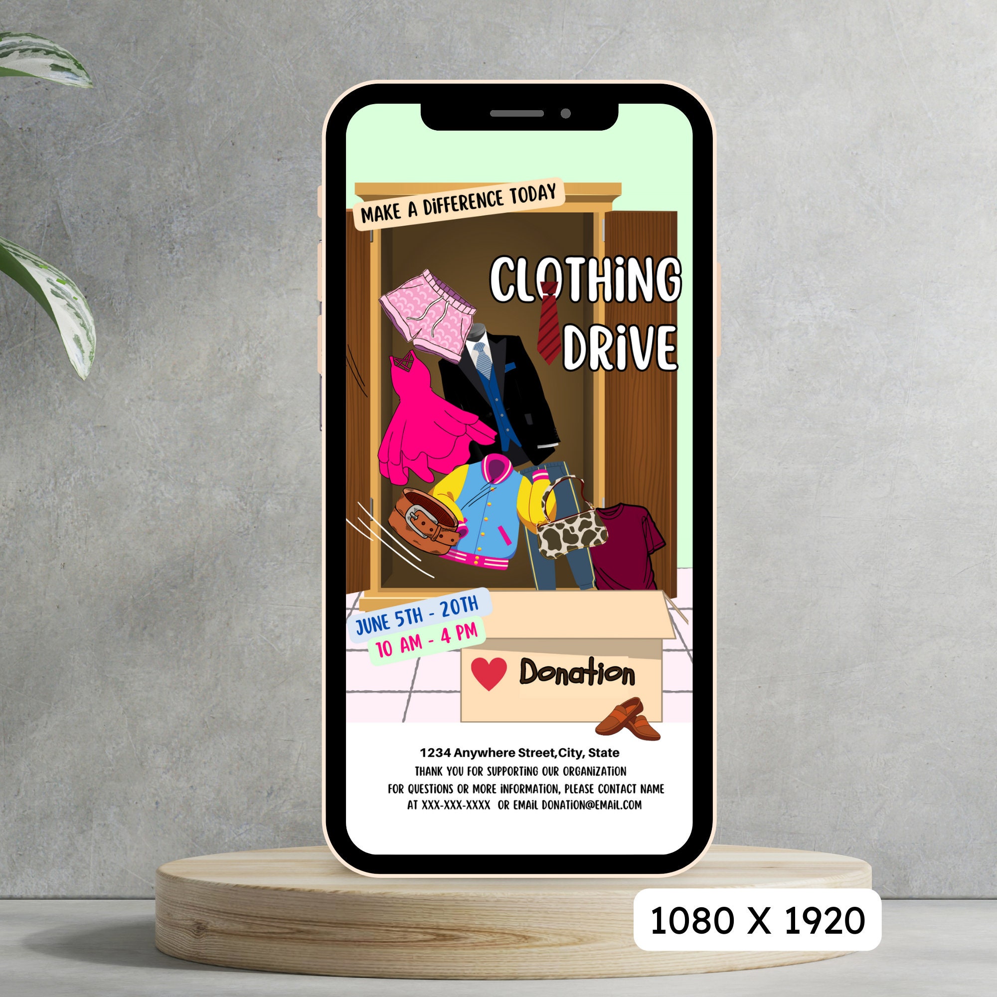 Clothing Drive Flyer Editable Clothing Drive School Fundraiser ...