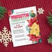 Poinsettia Fundraiser Flyer Christmas Flowers Plant Flower Sale ...