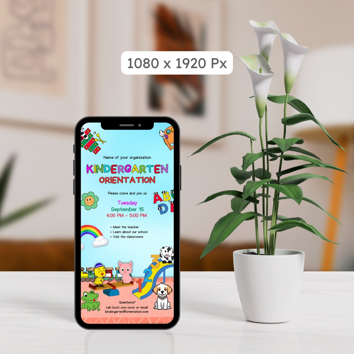 Kindergarten Orientation Flyer Back to School Event Kindergarten ...