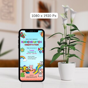 Kindergarten Orientation Flyer Back to School Event Kindergarten ...