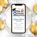 8th Grade Graduation Invitation, Black and Gold, Promotion Invites ...