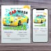 Editable Car Wash Fundraiser Flyer, Mobile Car Wash, Car Wash Template ...