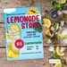 Editable Lemonade Stand Flyer: Summer Fundraiser Printable (digital ...