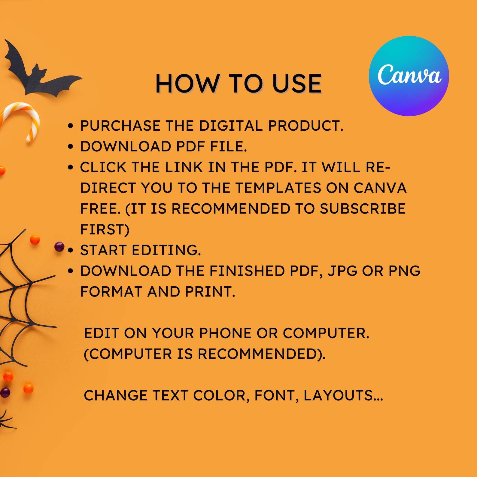 Halloween Costume Party Flyer Trick or Treat Witches Party Spooky ...