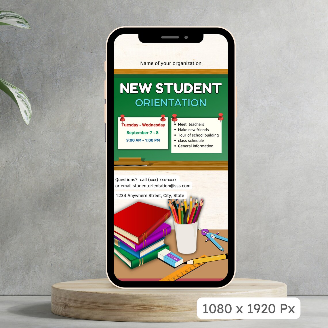 New Student Orientation Flyer, First Day of School, Meet the Teacher ...