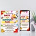Back to School Fair Flyer, School Fundraiser, Community Event, Summer ...