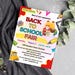 Back to School Fair Flyer, School Fundraiser, Community Event, Summer ...