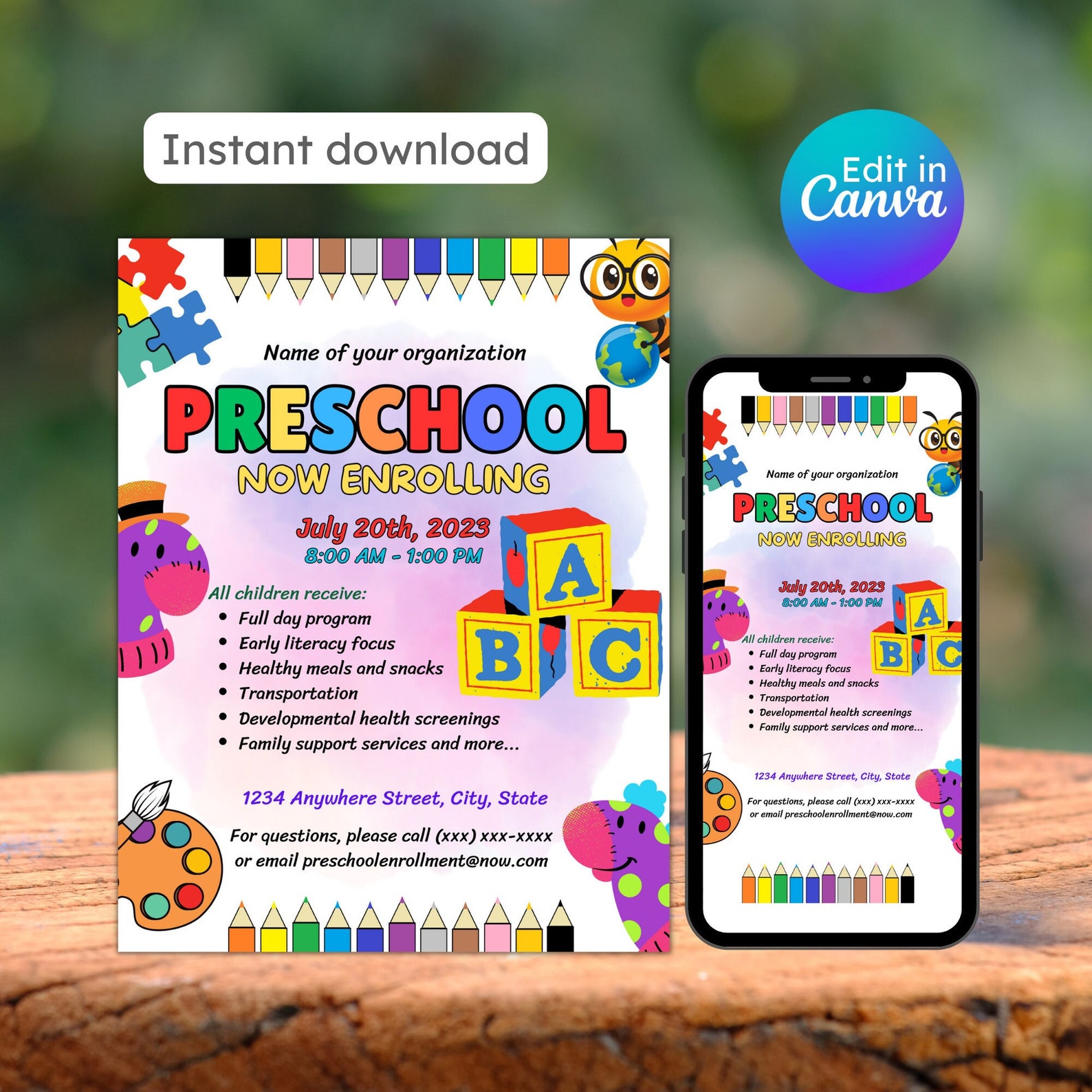 Preschool Enrollment Flyer, Now Enrolling Preschool, Now Enrolling ...