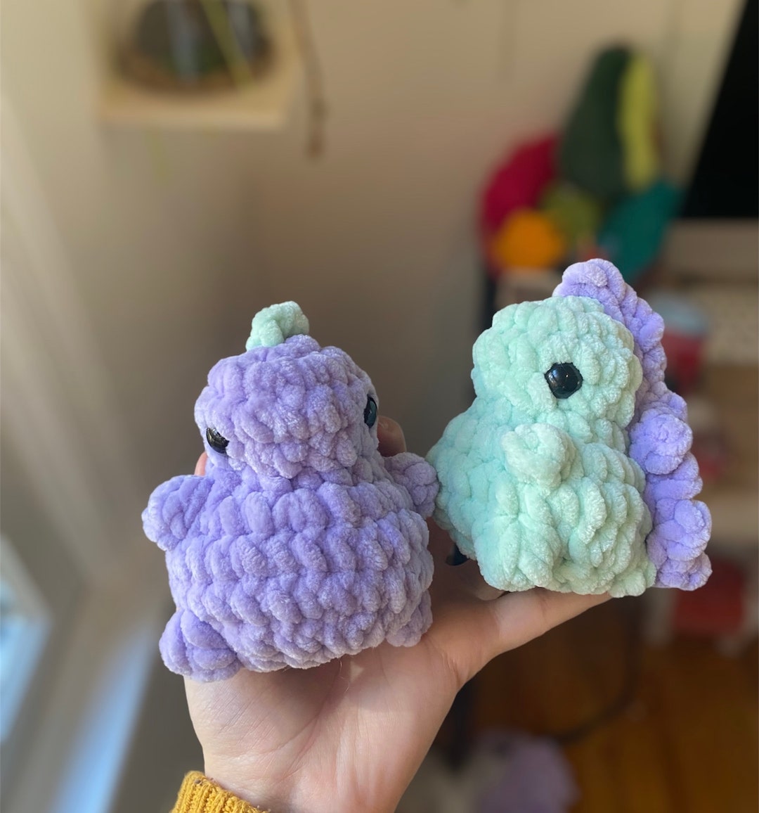 Chubby Dino Plushie Cute Small Plush Dinosaur Stuffy - Etsy