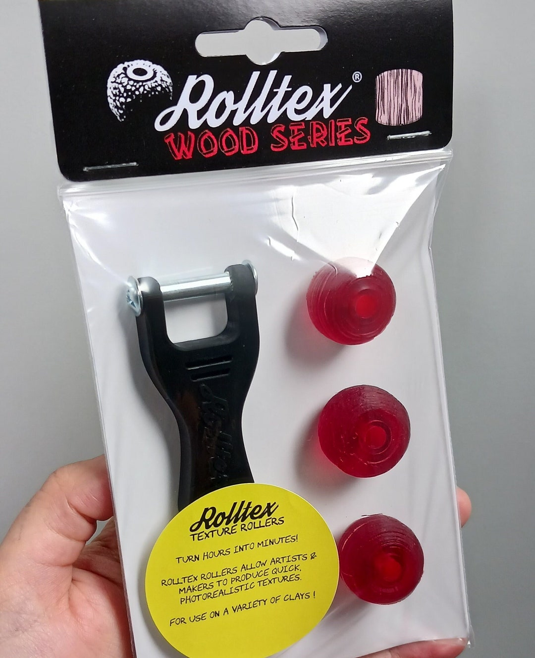 Wood Texture Roller Set/ Texture Roller / Polymer Clay Tool / - Etsy UK