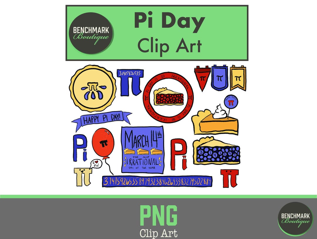 Pi Day Clip Art Png Cute Pi Day Illustrations Digital Pi Day Idea Clip ...