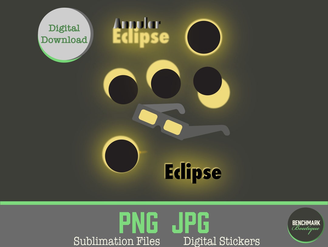 Annular Solar Eclipse Png Ring of Fire Eclipse Png, Eclipse Digital ...
