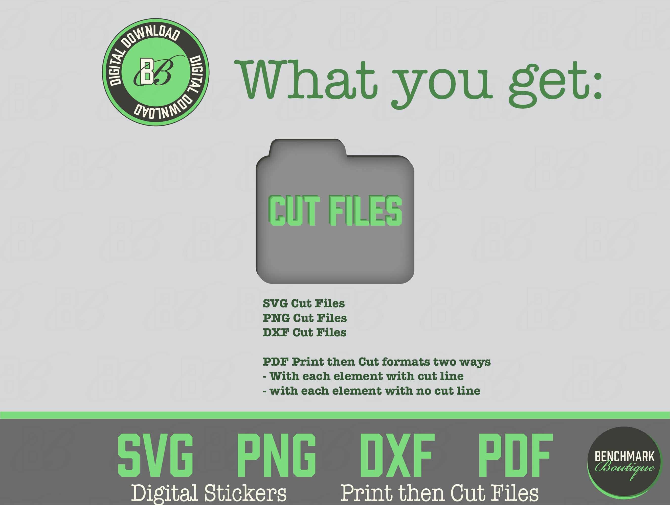 Schrodinger's Cat Print Then Cut Sticker File for Cutting Machine Svg ...