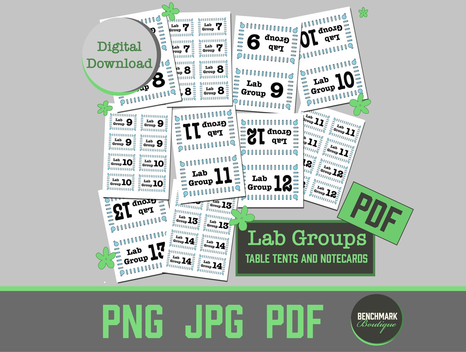 Science Lab Group Signs: Classroom Management Printable (digital ...