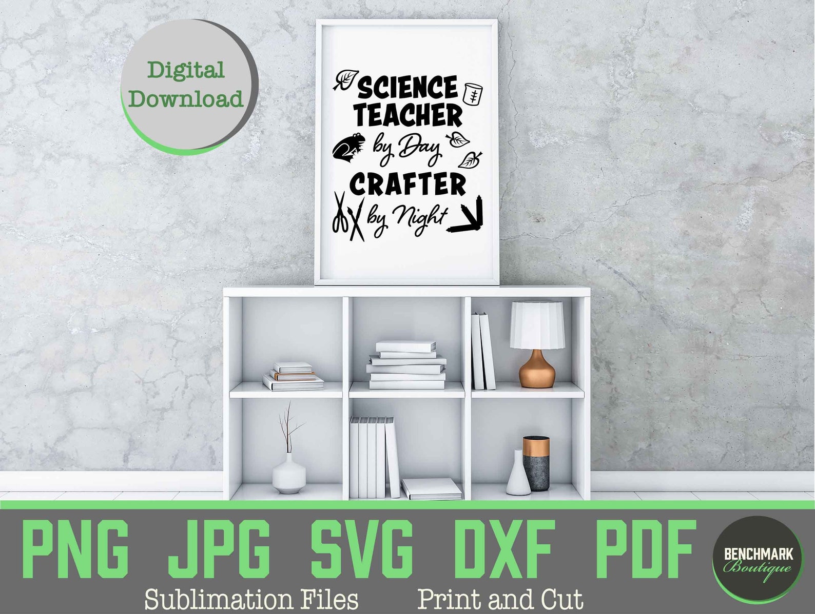 Science Teacher Crafter Humor Sublimation Bundle Science Teacher Design ...