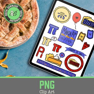 Pi Day Clip Art Png Cute Pi Day Illustrations Digital Pi Day Idea Clip ...